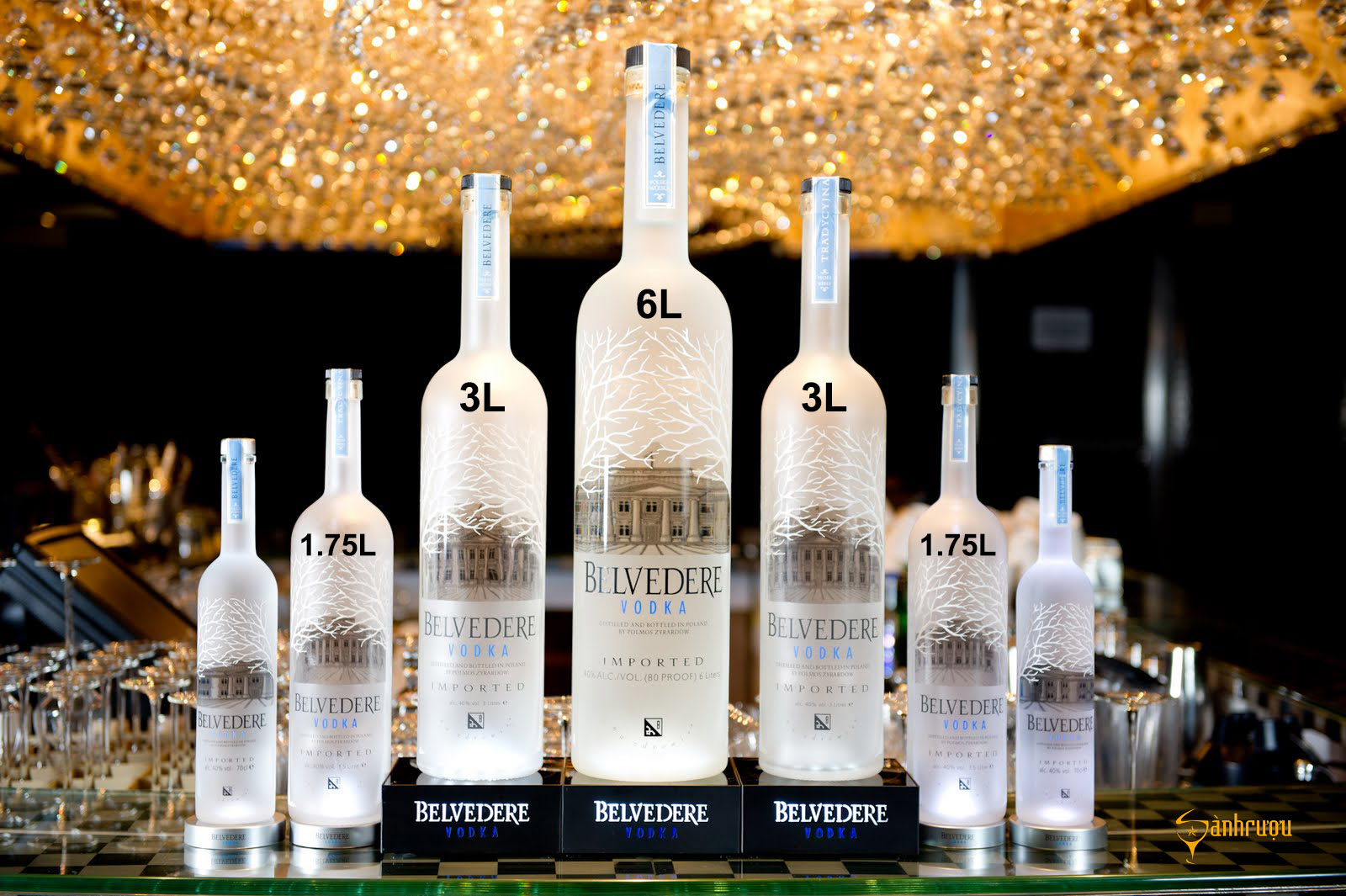 Vodka Belvedere - Rượu vodka Ba Lan Belvedere - Sành Rượu